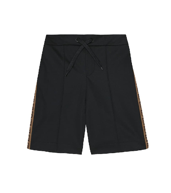FENDI LOGO TAPE TRACK SHORTS – KIZCLUB